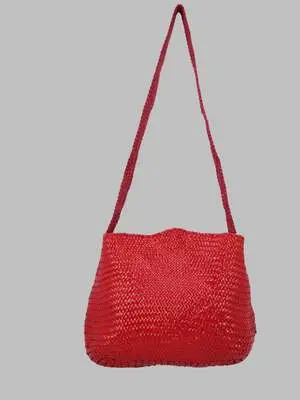 Dragon Diffusion Handwoven Leather Shoulder Bag