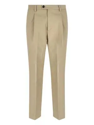 BEABLE Tailored Straight-leg Cotton Trousers