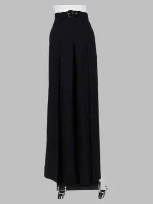 Alberta Ferretti Flannel Trousers - Black