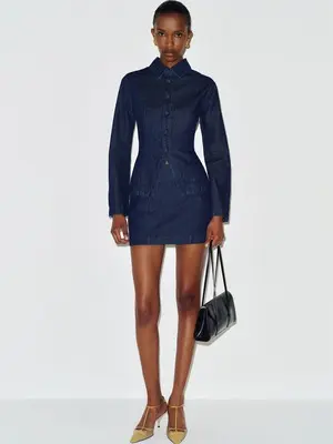 REFORMATION Chloe Denim Two Piece Set