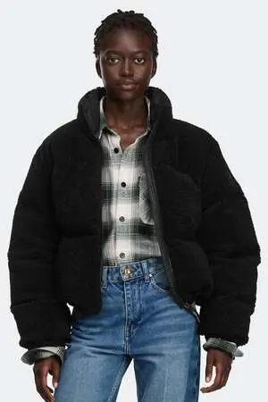 Canada Goose Fallon Fleece Puffer Jacket - Black