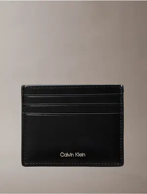 Calvin Klein Hardware Logo Card Case - Black