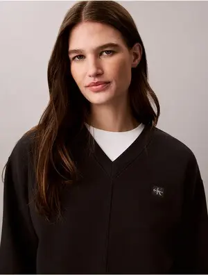 Calvin Klein Monologo French Terry Relaxed Sweatshirt