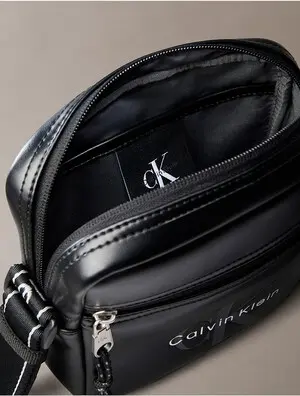 Calvin Klein Bold Monologo Webbing Strap Crossbody Bag