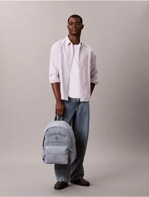 Calvin Klein Arch Logo Round Backpack