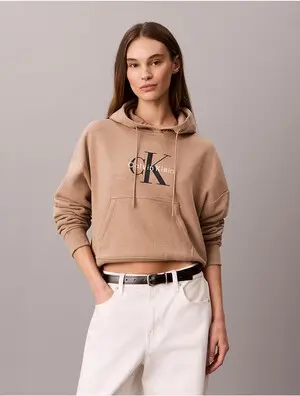 Calvin Klein Monologo Pullover Hoodie - Amphora