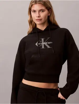 Calvin Klein Cuffed Sweatshirts Hoodies For Women
