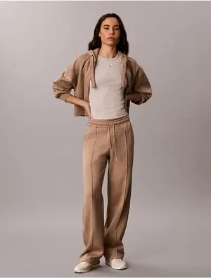 Calvin Klein Logo Tape Fleece Sweatpants - Amphora