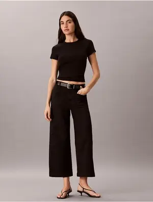 Calvin Klein Stretch Twill Marcy Pants - Black