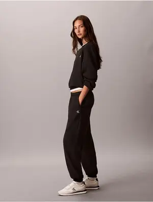 Calvin Klein Monogram Logo Joggers - Black