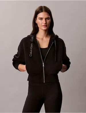 Calvin Klein Tape Fleece Hoodie - Black
