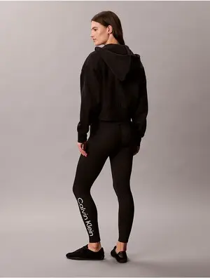 Calvin Klein Tape Fleece Hoodie - Black