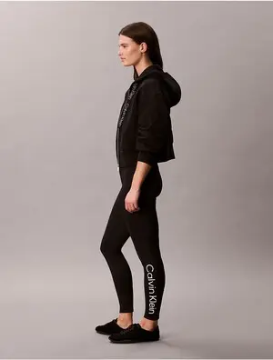 Calvin Klein Tape Fleece Hoodie - Black