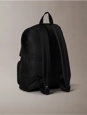 Calvin Klein Bold Monologo Double Pocket Backpack
