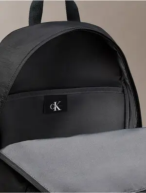 Calvin Klein Bold Monologo Double Pocket Backpack