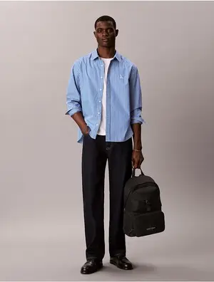 Calvin Klein Bold Monologo Double Pocket Backpack