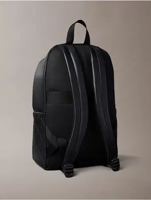 Calvin Klein Debossed Emblem Logo Round Backpack