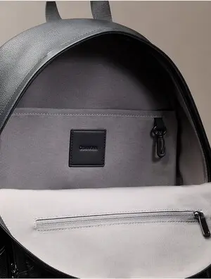 Calvin Klein Debossed Emblem Logo Round Backpack