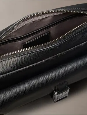Calvin Klein Emblem Logo Hardware Camera Bag