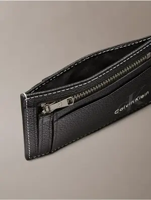 Calvin Klein Bold Pebble Id Card Case