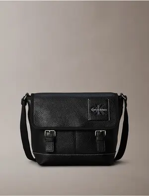 Calvin Klein Bold Pebble Messenger Bag - Black