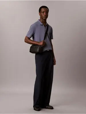 Calvin Klein Debossed Emblem Logo Camera Bag