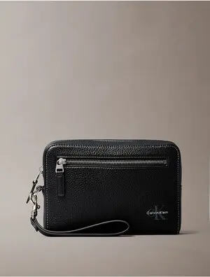 Calvin Klein Bold Pebble Pouch - Black