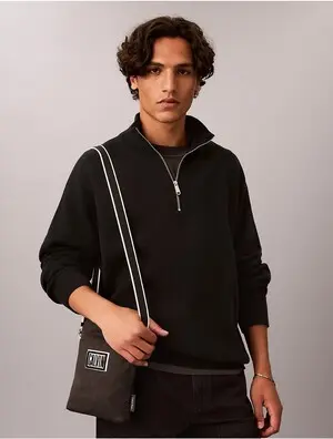 Calvin Klein Bold Logo Graphic Reporter Bag
