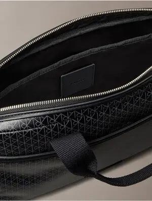 Calvin Klein Coated Emblem Logo Commuter Bag