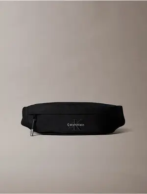 Calvin Klein Bold Monologo Belt Bag - Black