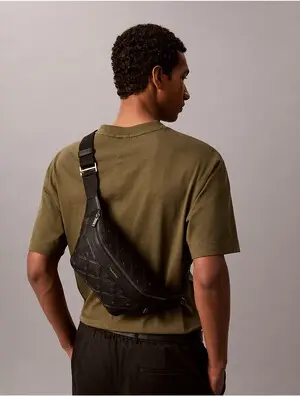 Calvin Klein Debossed Emblem Logo Belt Bag