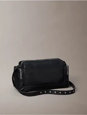 Calvin Klein Embossed Monologo Zip Duffle Bag