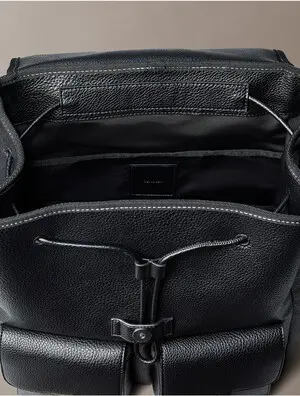 Calvin Klein Bold Pebble Flap Backpack