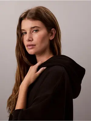 Calvin Klein Woven Monologo Relaxed Hoodie