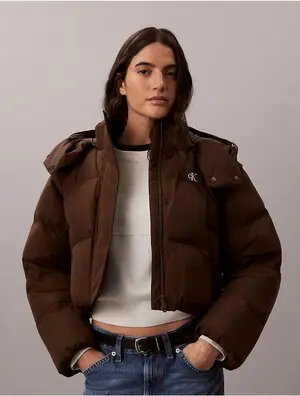 Calvin Klein Matte Convertible Down Puffer Jacket