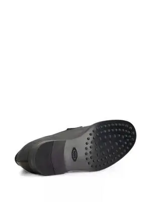 TOD'S Leather Loafers With Embossed Logo