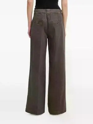 Marc O'polo Margo Wide-leg Pressed-crease Trousers