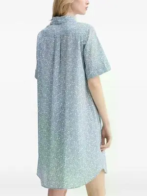 Marc O'polo Butterfly Print Shirt Midi Dress