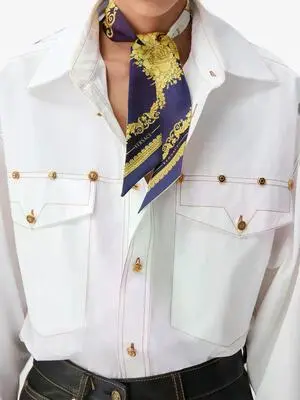 Versace Printed Silk Twill Ribbon