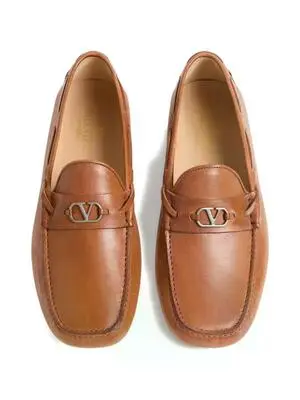 Valentino Garavani Driving Loafers - Brown