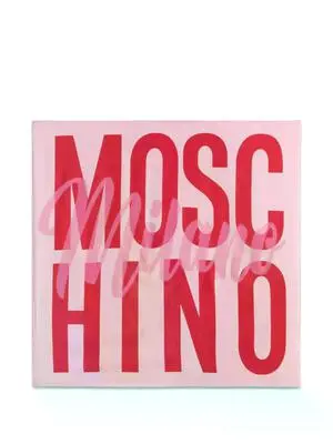 Moschino Logo-print Square Scarf - Pink