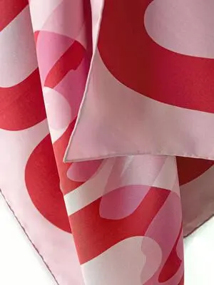 Moschino Logo-print Square Scarf
