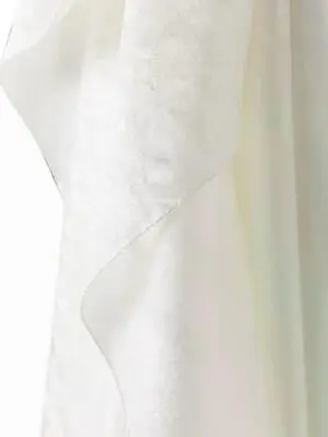 Moschino Jacquard Floral-pattern Silk Scarf