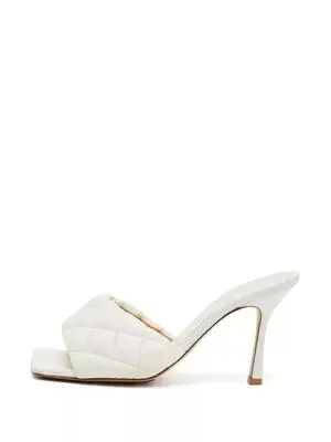 Bottega Veneta Lido Quilted Leather High Heel Sandals