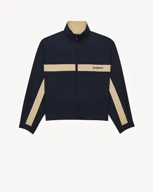 Saint Laurent Embroidered Cotton Jacket