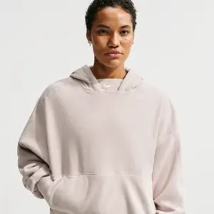 Nike One Therma-fit Oversized Pullover Hoodie - Brown