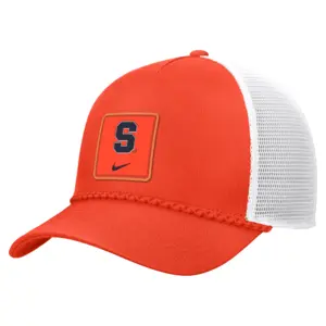 Nike Syracuse Sideline Rope College Trucker Adjustable Hat - Orange