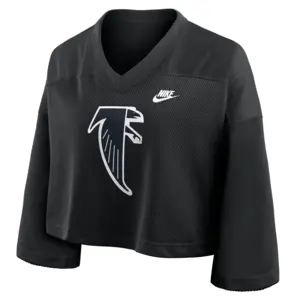Nike Atlanta Falcons Rewind Fashion Dri-fit Nfl Cropped Jersey - Black