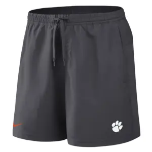 Nike Clemson Primetime Primary Logo Dri-fit College Form Shorts - Grey