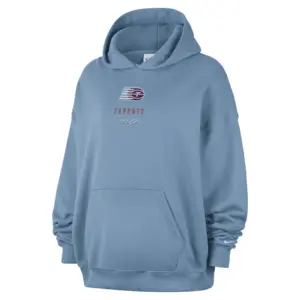 Nike Toronto Tempo Wnba French Terry Oversized Pullover Hoodie - Blue